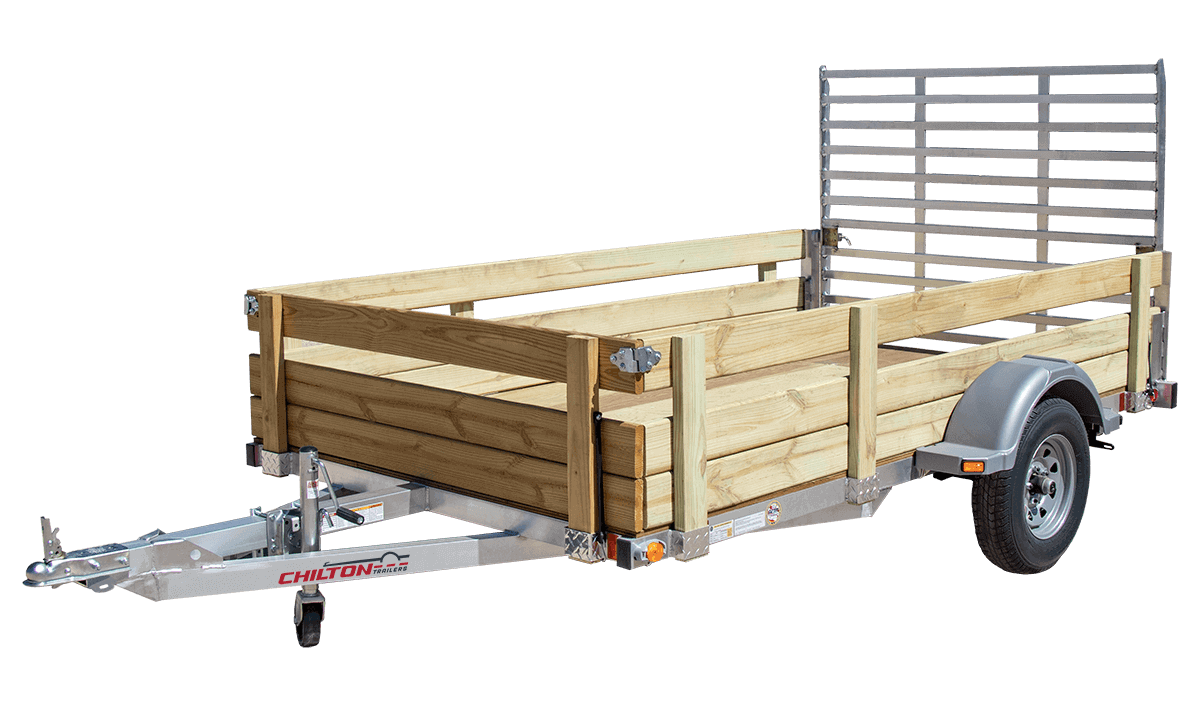 Aluminum ATV Utility Trailer 6x10 Ramp UT7222 10ASR Chilton Trailers