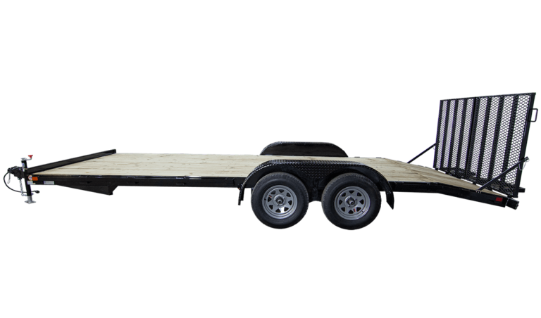 Steel Tandem Trailer 20ft Beavertail 14000# TT8214-20E - Chilton Trailers