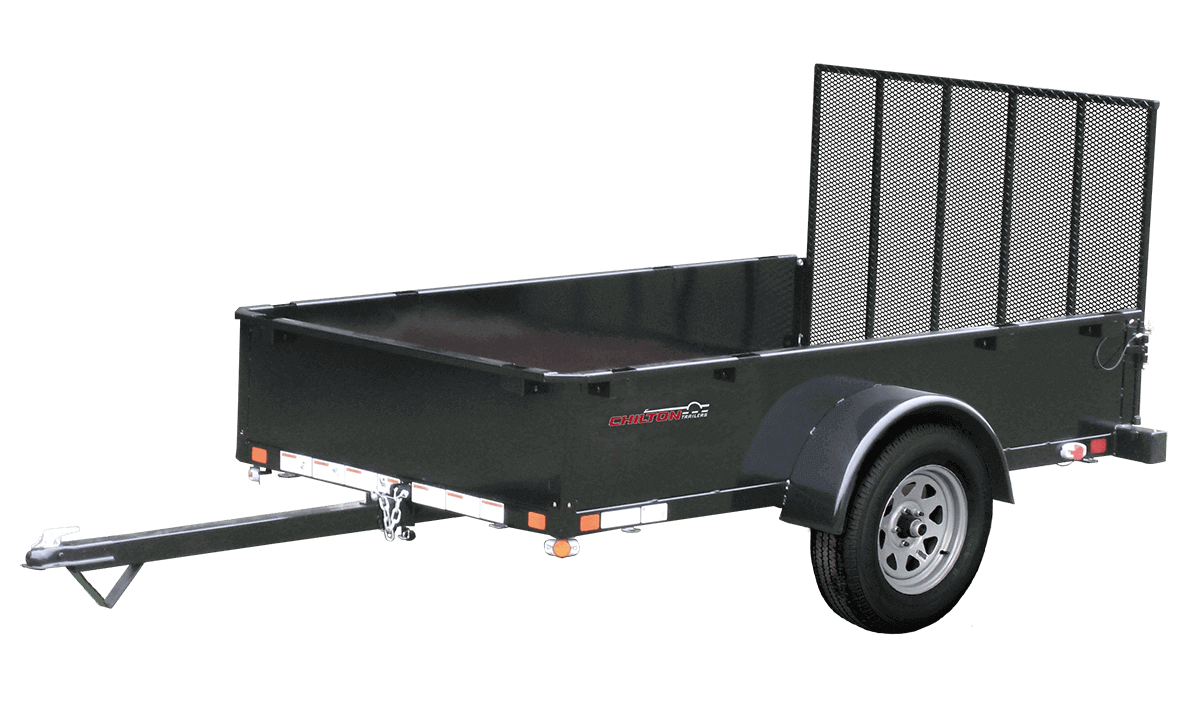 Steel ATV Utility Trailer 6x10 High Side Ramp UT7230 10MR Chilton