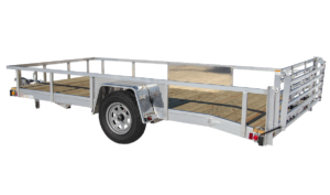 Aluminum Utility Trailer 7x12 Ramp UT8230-12AR - Chilton Trailers