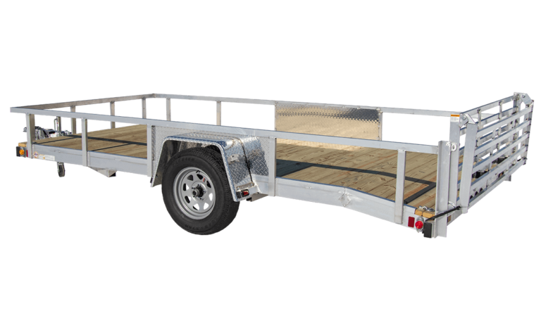 Aluminum Utility Trailer 7x12 Ramp UT8230-12AR - Chilton Trailers