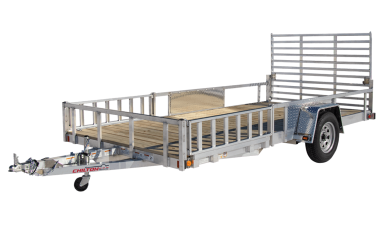 Aluminum Utility Trailer 7x12 Ramp UT8230-12AR - Chilton Trailers